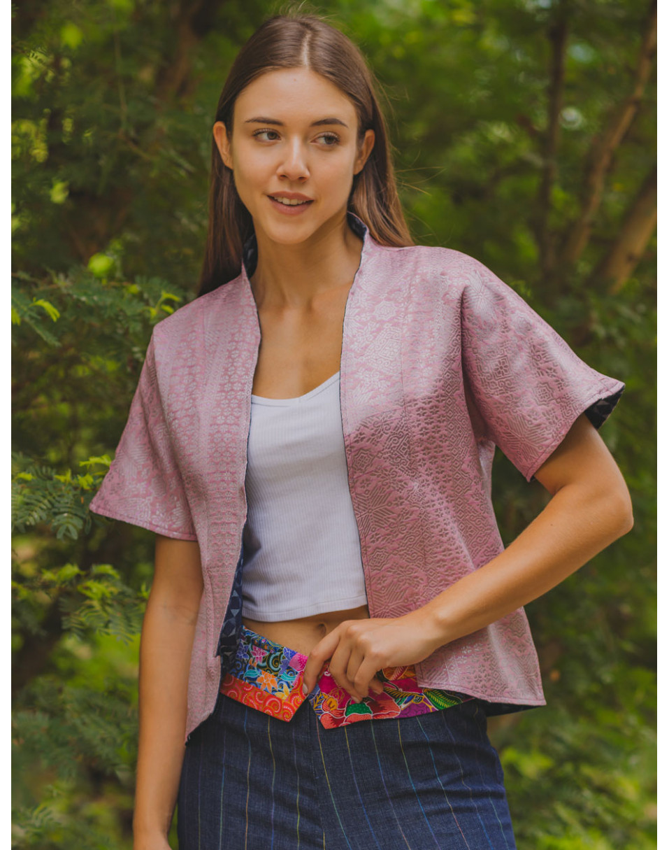 Pisha Ikat Reversible Jacket