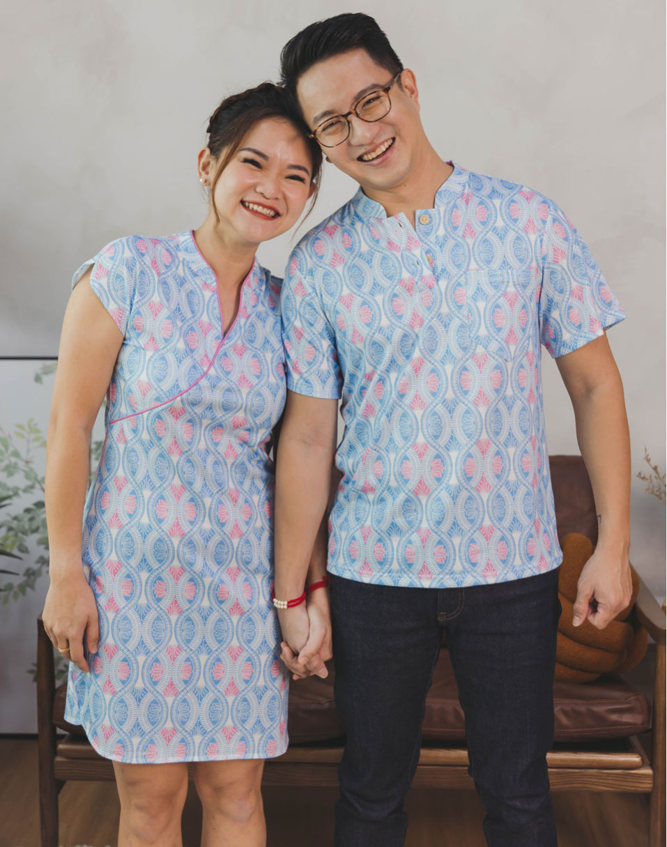 LanMin Batik Knit Polo