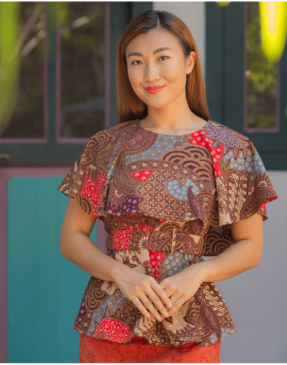 Jeshika Cape Blouse