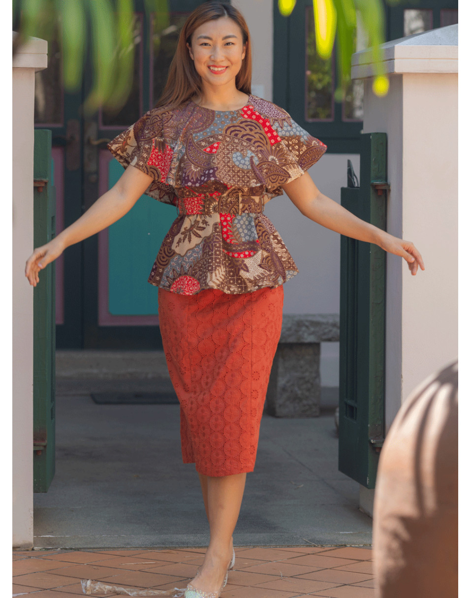 Jeshika Cape Blouse