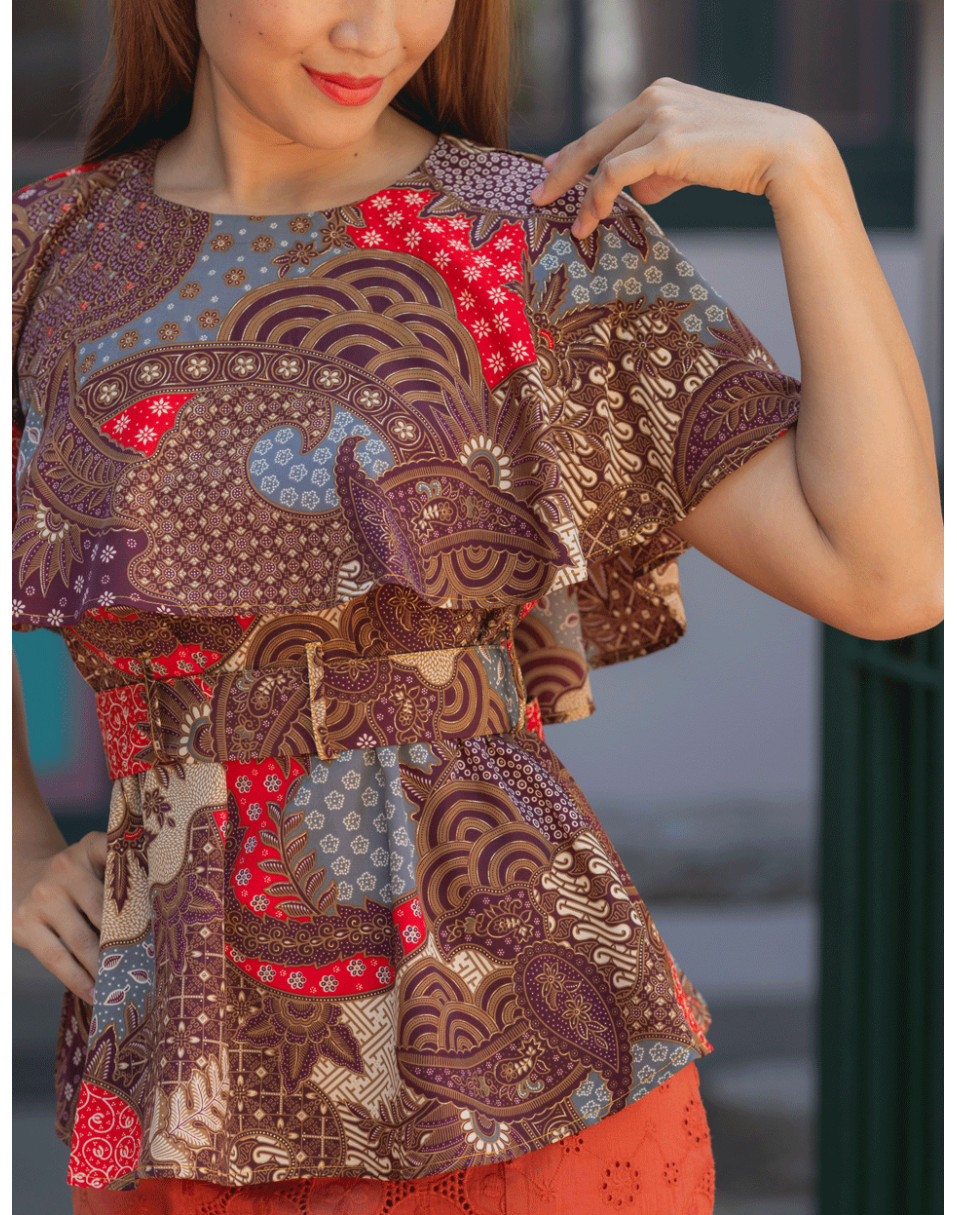 Jeshika Cape Blouse