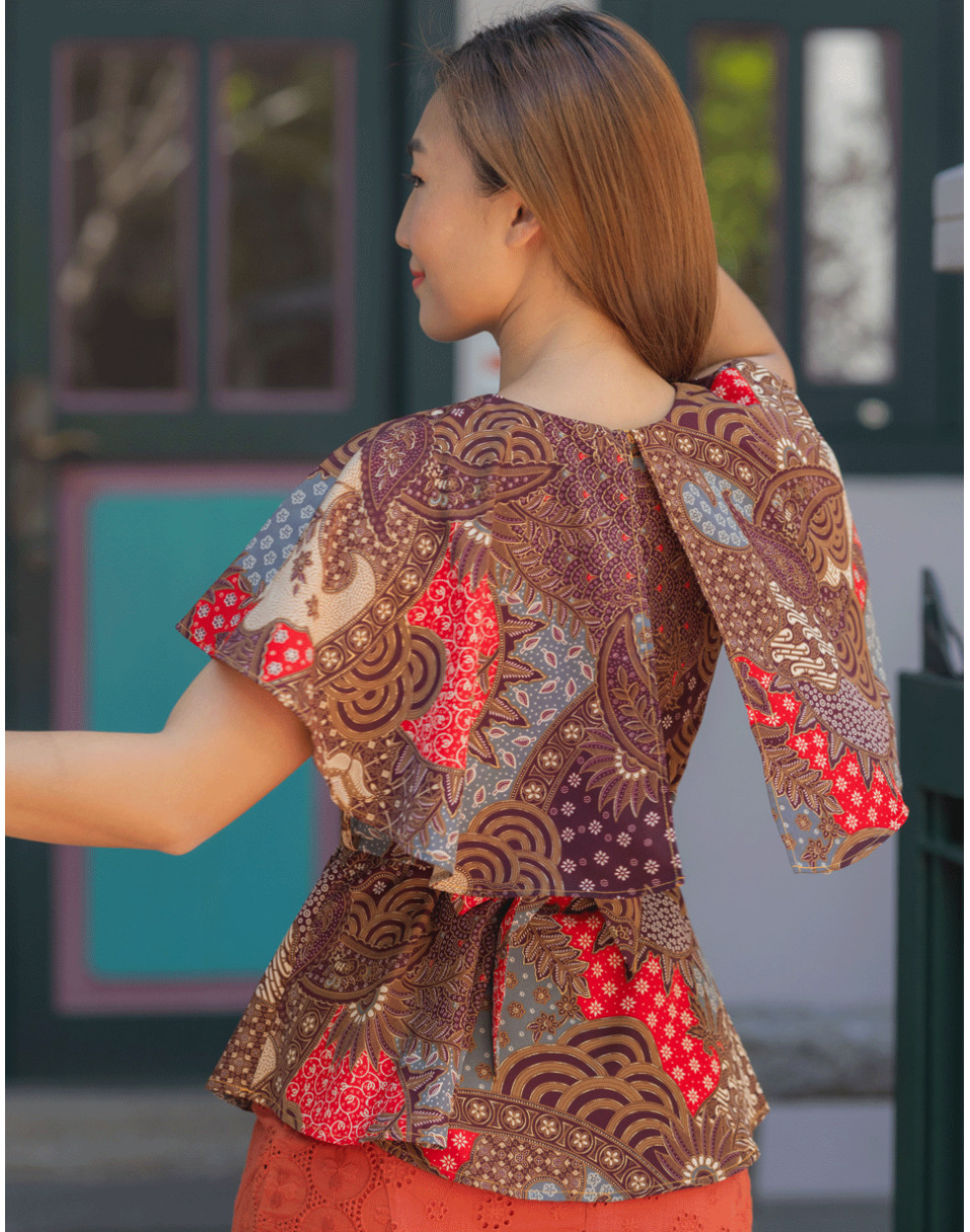 Jeshika Cape Blouse