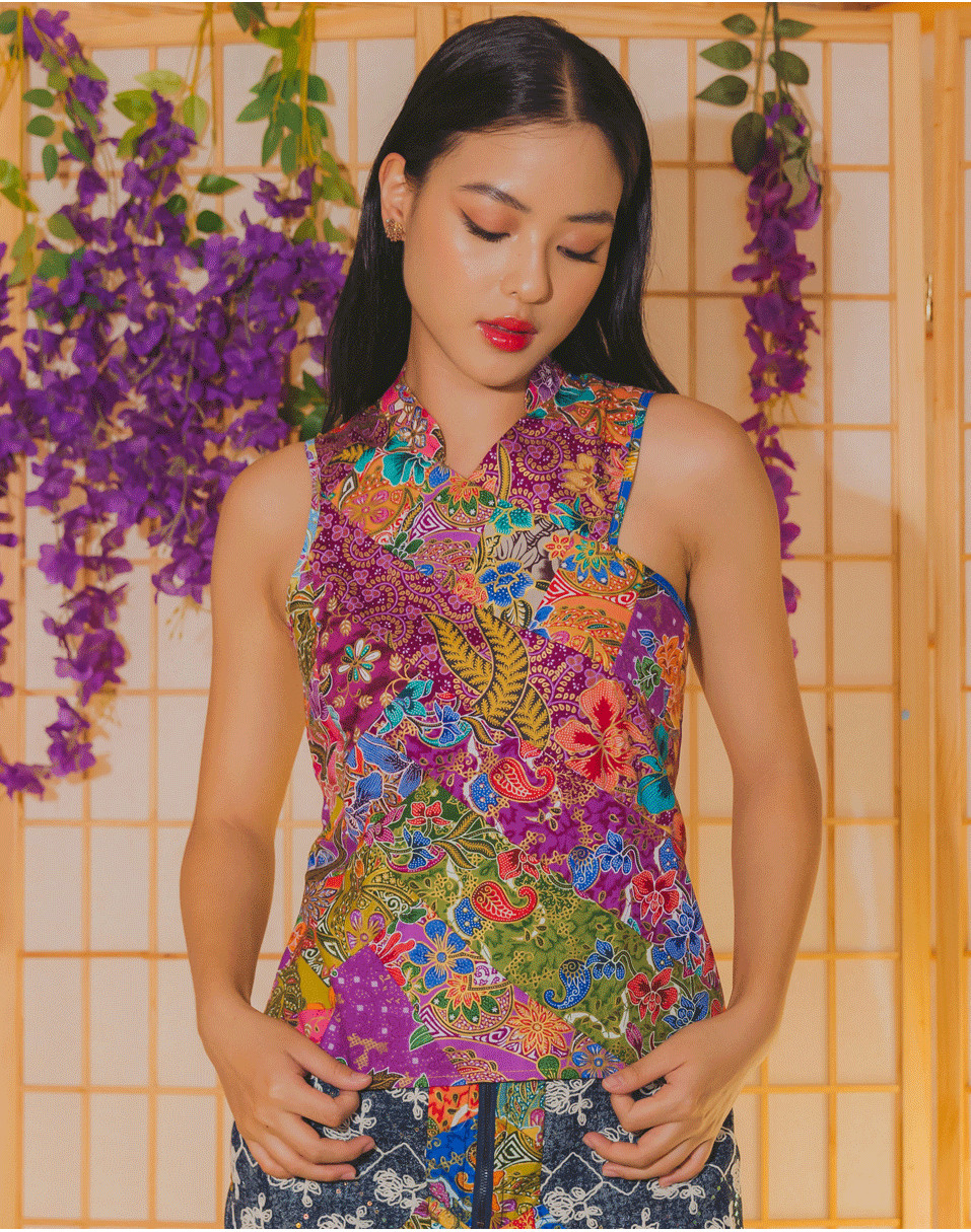 LiYing Batik Gold Patchwork